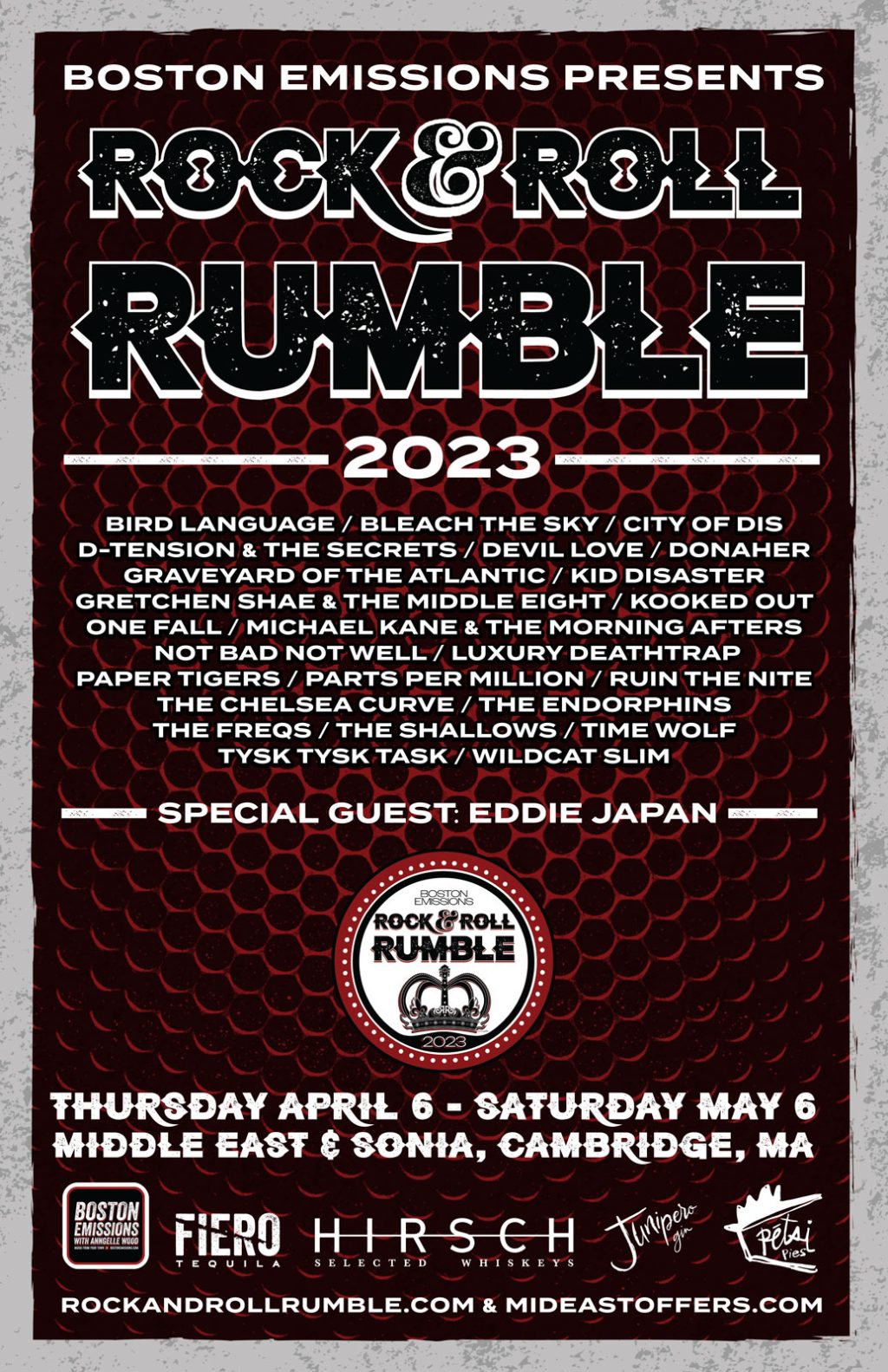 Rock & Roll Rumble - World Series of Boston Rock